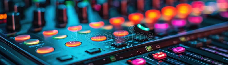 Digital Audio Workstation Displaying a Complex Arrangement of Tracks ...