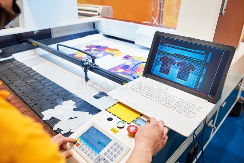 Digital Automatic Laser Cutting Systems Editorial Image - Image of ...