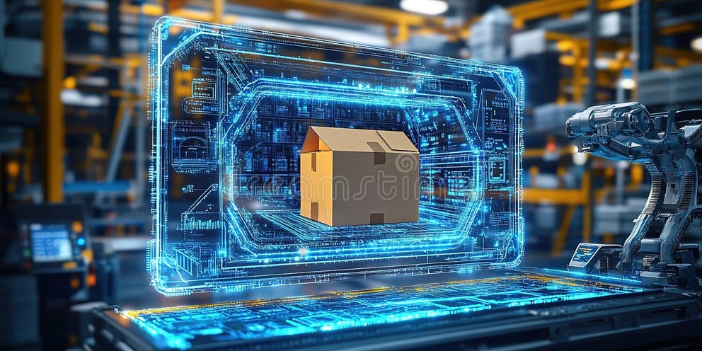 Digital Automation System Streamlining Package Handling in a Modern ...