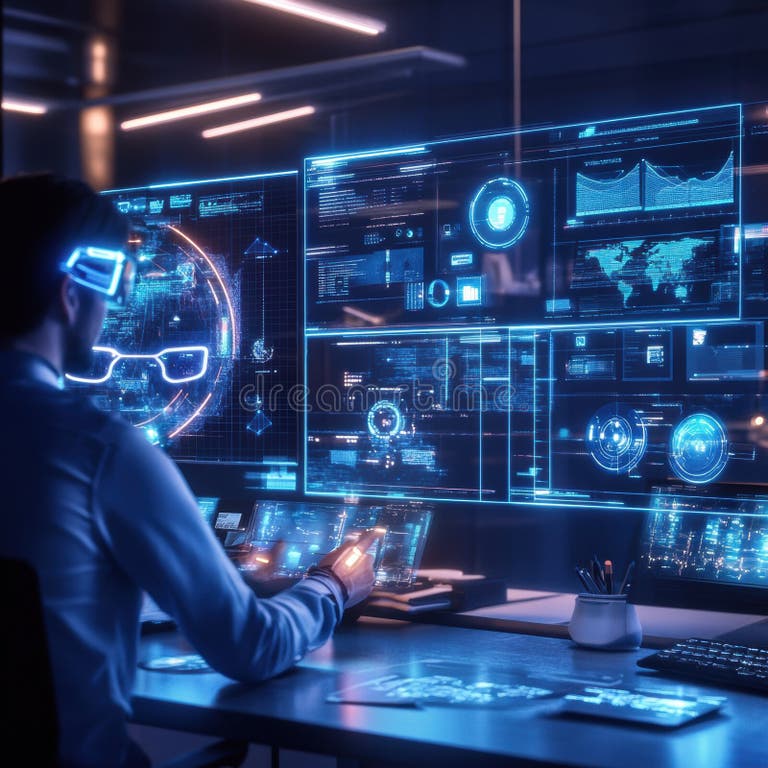 Digital Avatars in a High Tech Workspace Enhance Virtual Collaboration ...