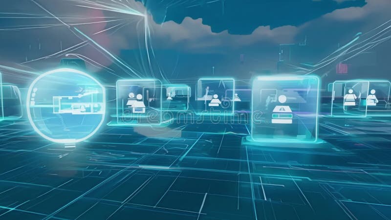 Digital Avatars Representing Workers in the Virtual Economy Can Be Seen ...