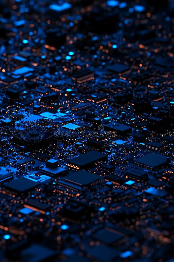 A Digital Backdrop Featuring Gears and Cogs, Symbolizing Engineering ...