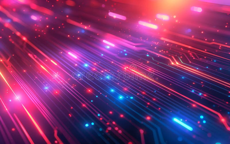 Digital Backdrop Ideal for Technological Aesthetic, Illuminated, Tech ...