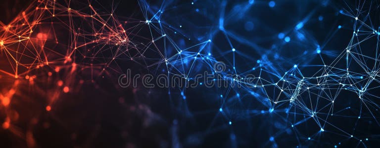 A Digital Backdrop Perfect for Tech Operations, Neural Networks, AI ...