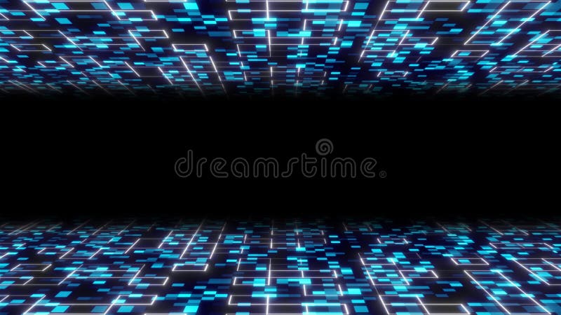 Digital Backdrop with Squares and Lines Stock Illustration ...