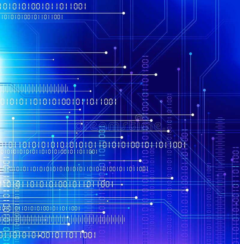 Gears on Digital Background, Digital Abstract Technology Background ...