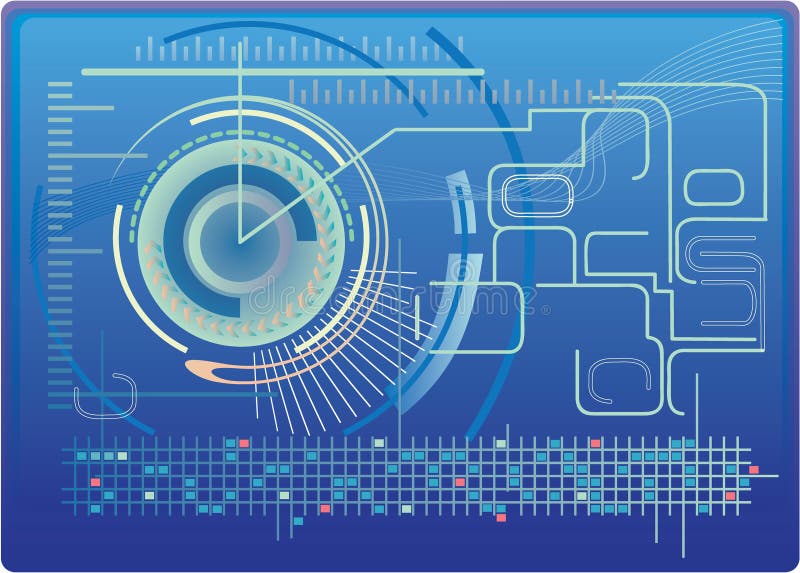 Digital background stock vector. Illustration of data - 4709267