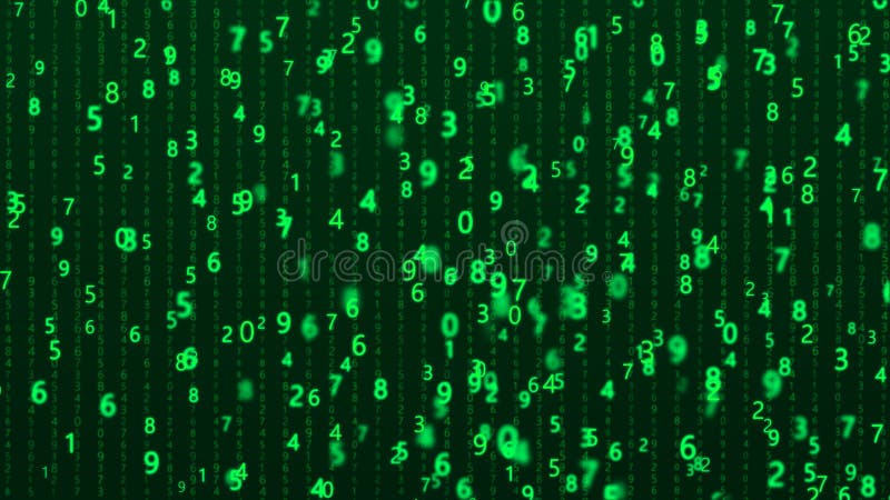 Digital Background. Big Data. Hacker Concept. Abstract Matrix. Computer ...