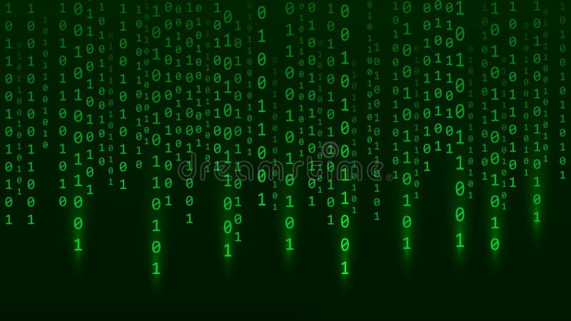 Digital Background. Big Data. Hacker Concept. Abstract Matrix. Computer ...