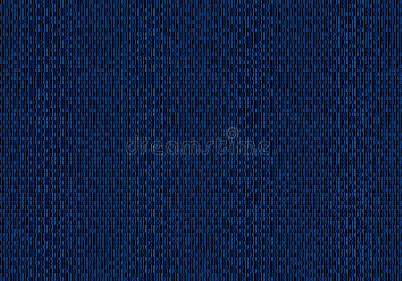 Abstract Binary Code on Blue Digital Screen Stock Photo - Image of zero ...