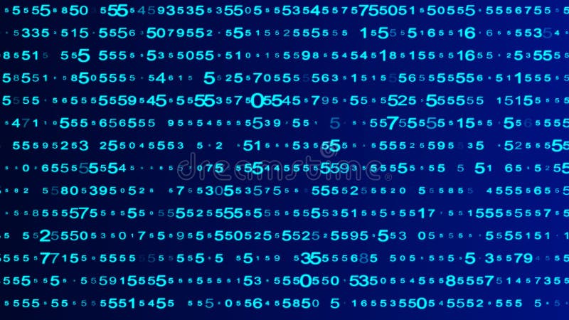 Digital Background Blue Matrix. Matrix Background. Binary Computer Code ...