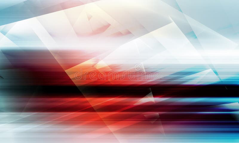 Digital Background with Colorful Polygonal Pattern Stock Illustration ...