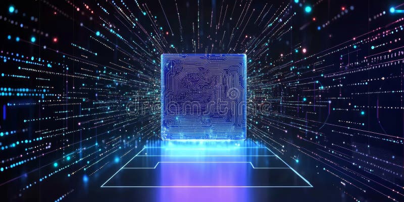 A Digital Background Designed Specifically for Technology Processes and ...