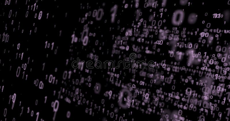 Digital Background with Dynamic Numbers Stock Illustration ...