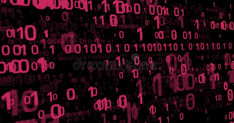 Digital Background with Dynamic Numbers Stock Illustration ...