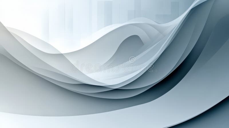 Digital Background Featuring Flowing Waves and Soft Curves for Creative ...