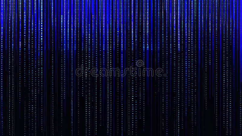Digital Background Featuring Moving Glowing Particles, a Futuristic Hi ...