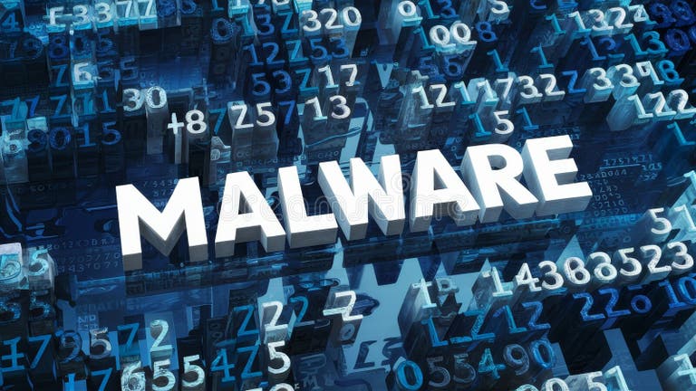 Digital Background Filled with Hexadecimal Codes Malware Stock ...