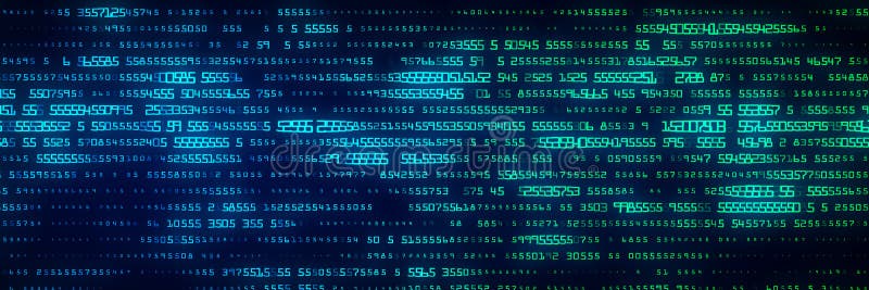 Digital Background Green And Blue Matrix Coding Or Hacking Concept Abstract Data Concept 3d