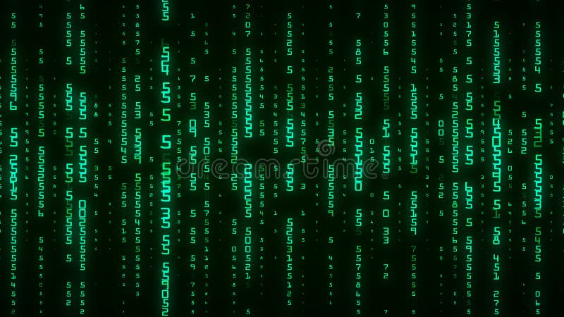 Digital Background Green Matrix Coding Or Hacking Concept Abstract Data Concept 3d Rendering 6425