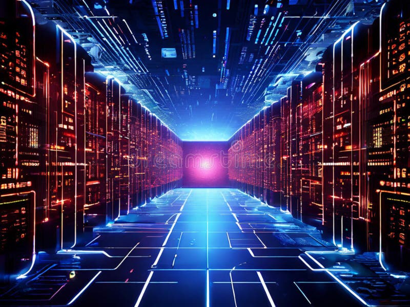 Digital Background Perfect for Tech Intelligence Data Transfer and ...