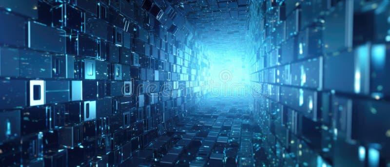 Beautiful Digital Background Stock Illustration - Illustration of ...