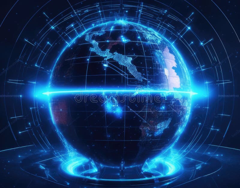 Beautiful Digital Background Stock Image - Image of video, modern ...