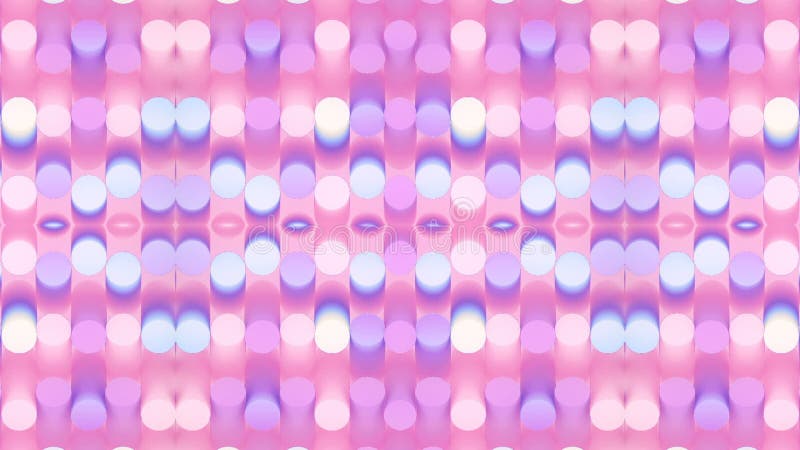 Digital Background Seamless Loop Wave Animation of Many Cylinders. 3d ...