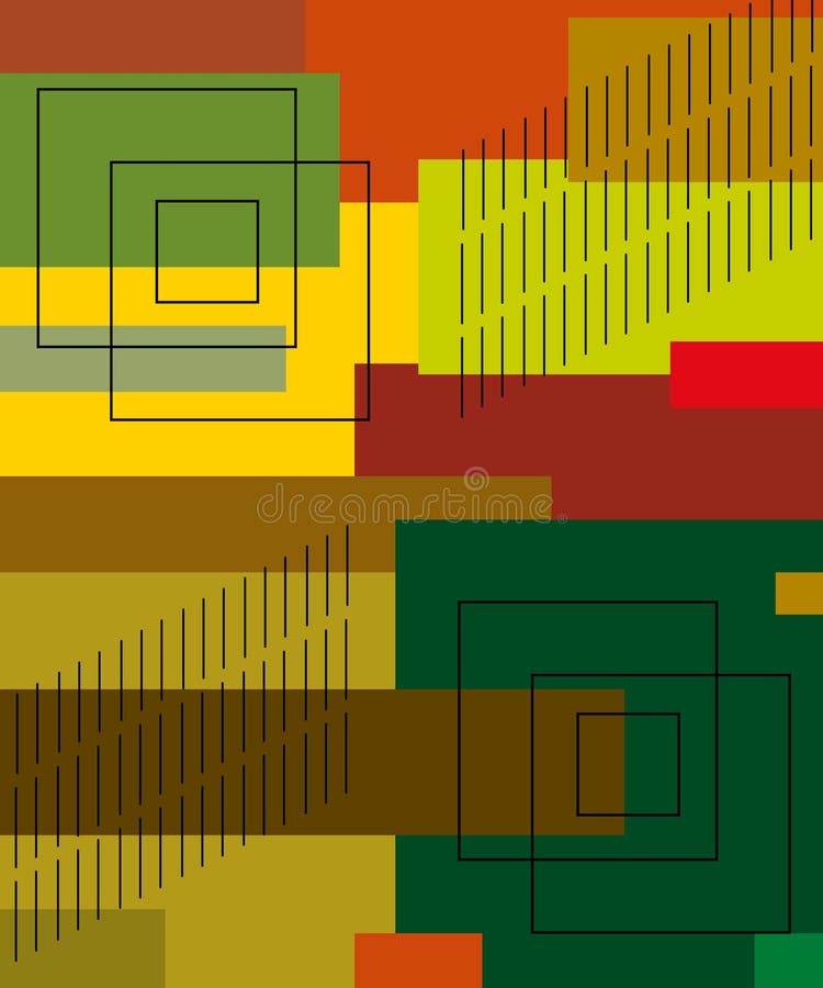 Digital Background with Squares Stock Vector - Illustration of annual ...