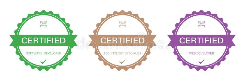 Digital Badge Certified Information Technology Qualification Template ...