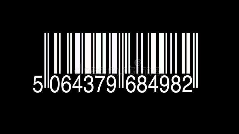 Digital Barcode Numbers Data Scanning Information Background Stock ...