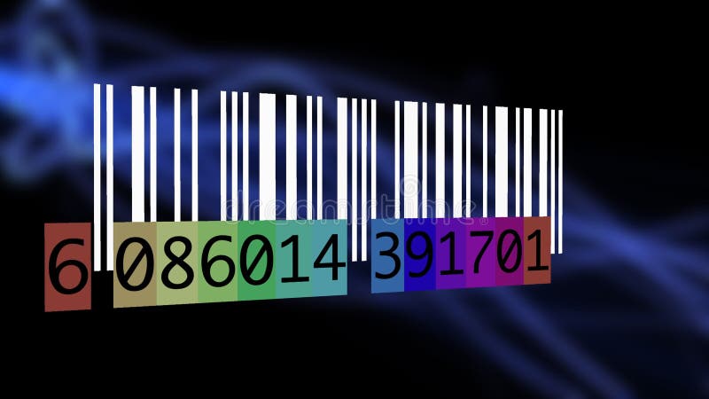 Tracking Bar Code Identification Sticker Label Barcodes Number Motion ...