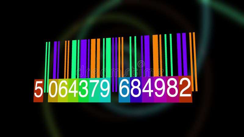 Tracking Bar Code Identification Sticker Label Barcodes Number Motion ...