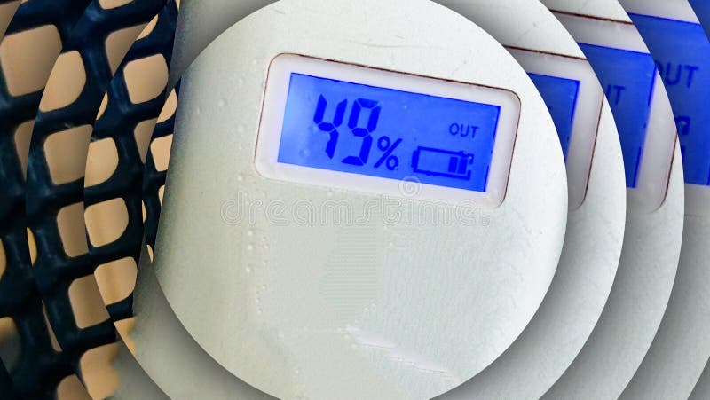 Digital Battery Display Abstract Art Stock Photo - Image of abstract ...