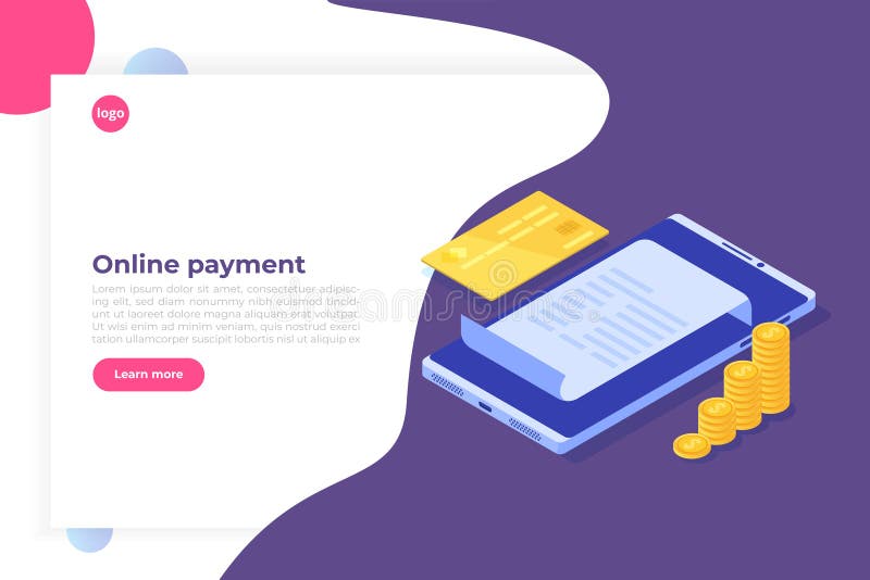 Digital Bill, Electronic Receipt or Invoice Vector Illustration ...