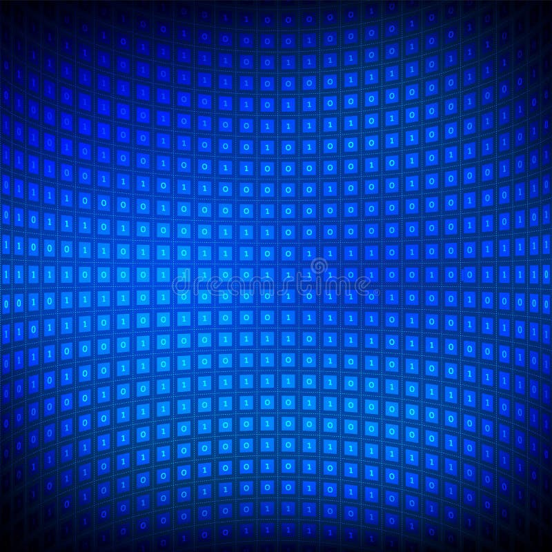 Digital Binary Code Background Big Data And Programming Hacking Deep Decryption And Encryption