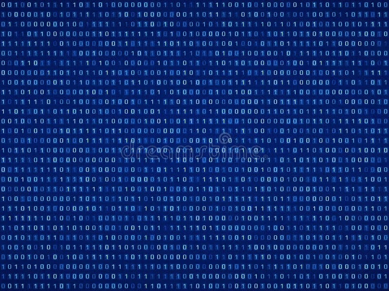 Binary code background stock illustration. Illustration of columns ...