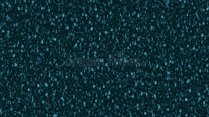 Digital Binary Code Background. Random Computer Binary Code Motion Background Stock Footage ...