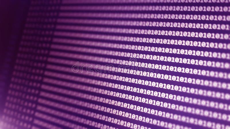 Binary Computer Code. Programming Stock Photo - Image of protection ...