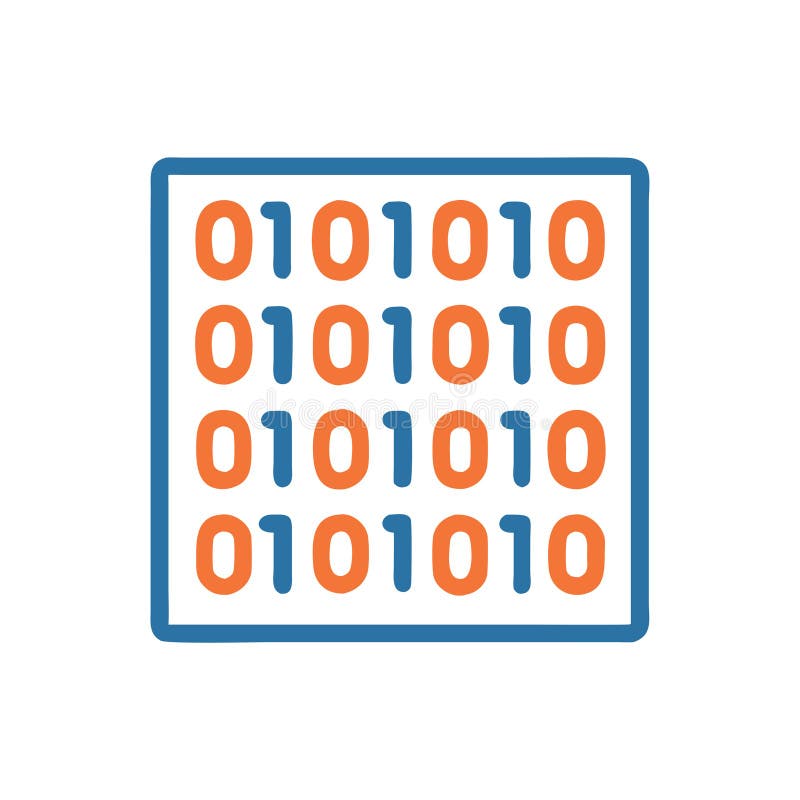 Digital Binary Code Icon Stock Illustration Illustration Of Accessibility 351630127