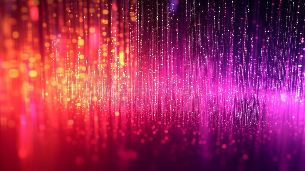 Digital Binary Code Matrix Background, 3D Rendering of Modern Technology Data Network Stock ...