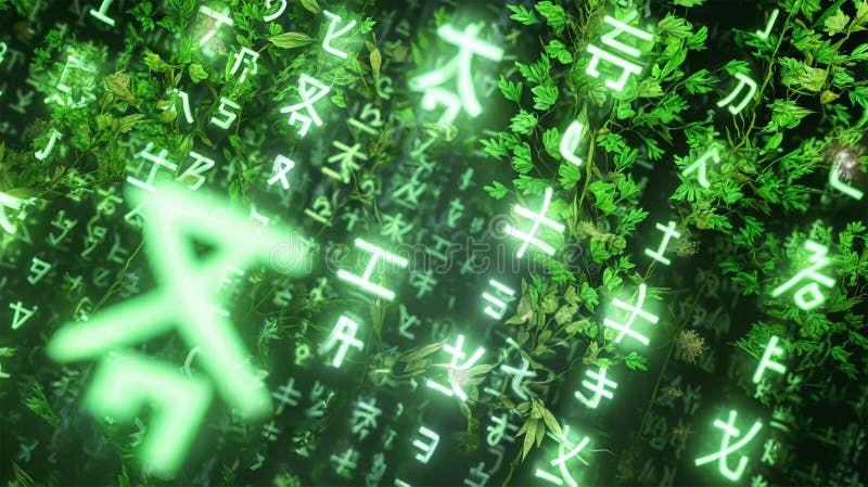 Digital Binary Code Matrix Background - Scientific Technology Data ...