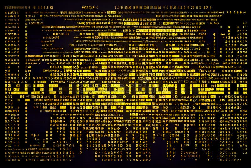 Digital Binary Code Matrix Background Stock Image Image Of Development Future 269113369