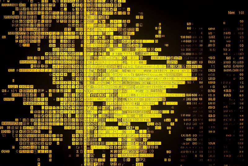 Digital Binary Code Matrix Background Stock Image Image Of Internet Matrix 269113381