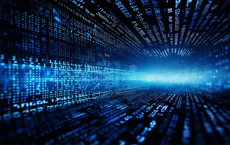 Digital Binary Code Matrix Background Stock Illustration - Illustration ... Digital Binary Code Matrix Background Stock Illustration - Illustration ...