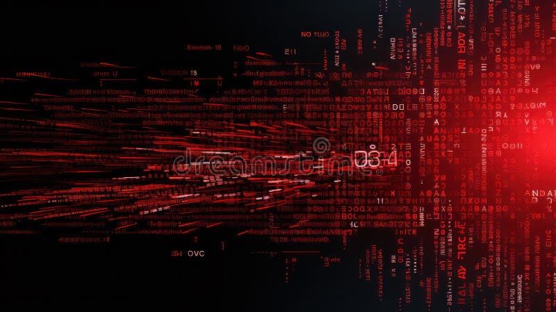 Digital Binary Code Matrix Background Stock Image Image Of Internet Flow 269113417