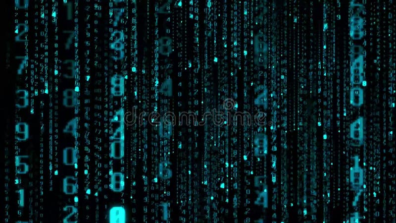 Digital Binary Code Matrix2 Stock Video - Video of high, zeros: 380794351