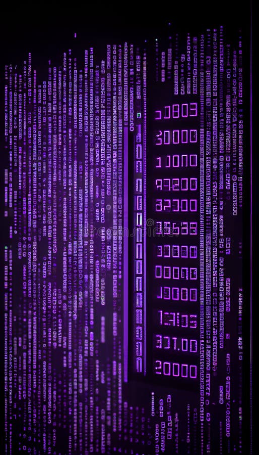 Matrix Code Purple Stock Illustrations – 808 Matrix Code Purple Stock ...