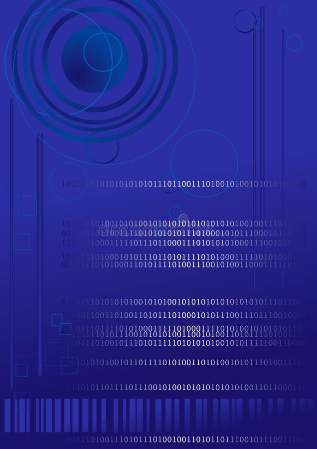 Digital Binary Code Technology Stock Vector - Illustration of database ... Digital Binary Code Technology Stock Vector - Illustration of database ...