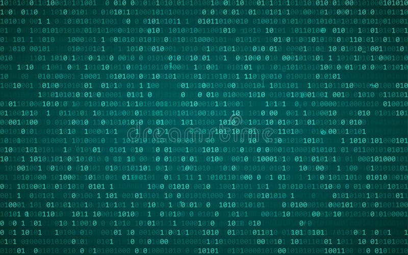 Digital Binary Data And Streaming Binary Code Background Matrix Background With Digits 10